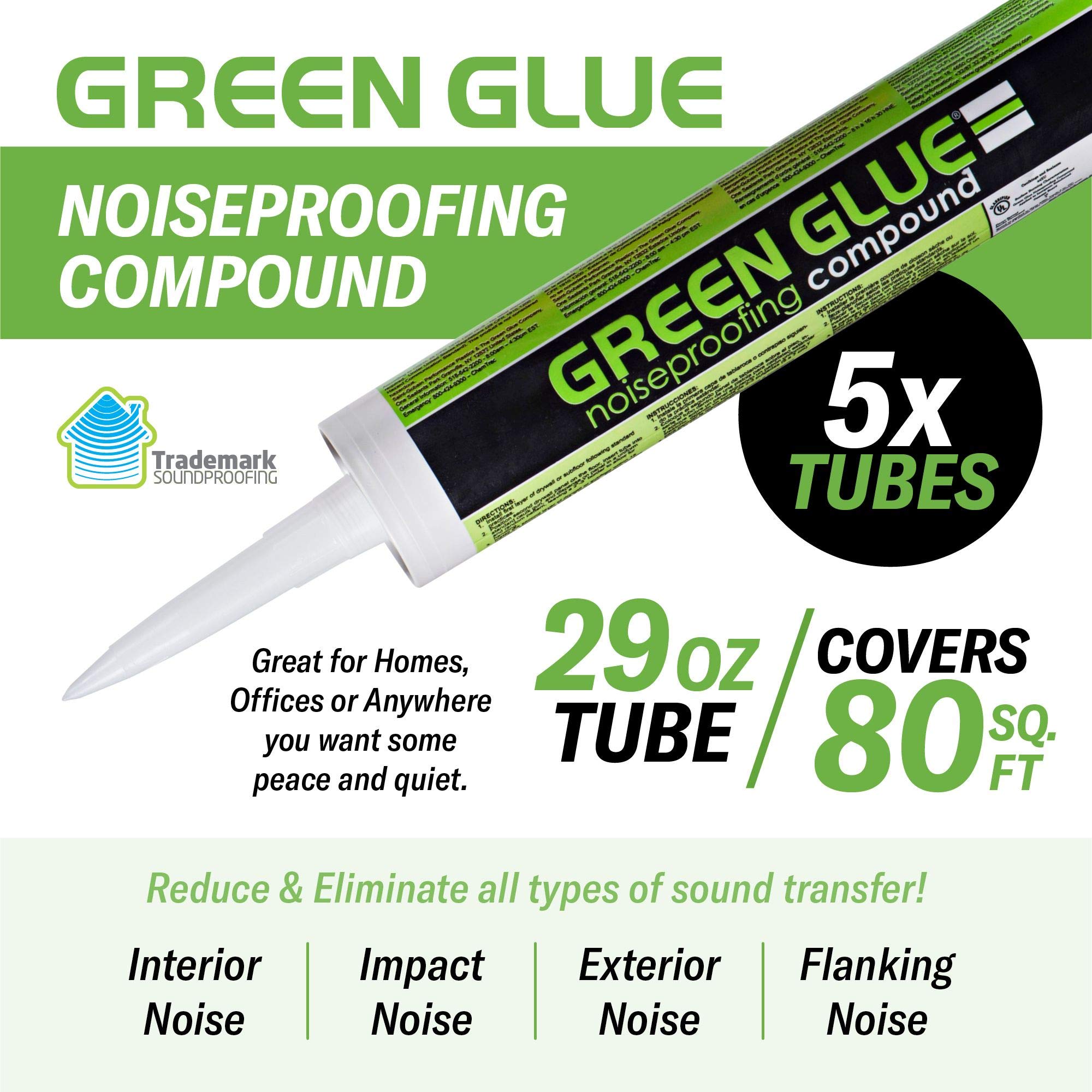 Mua Green Glue Soundproofing and Acoustical Caulk Combo Set - 5 Green ...