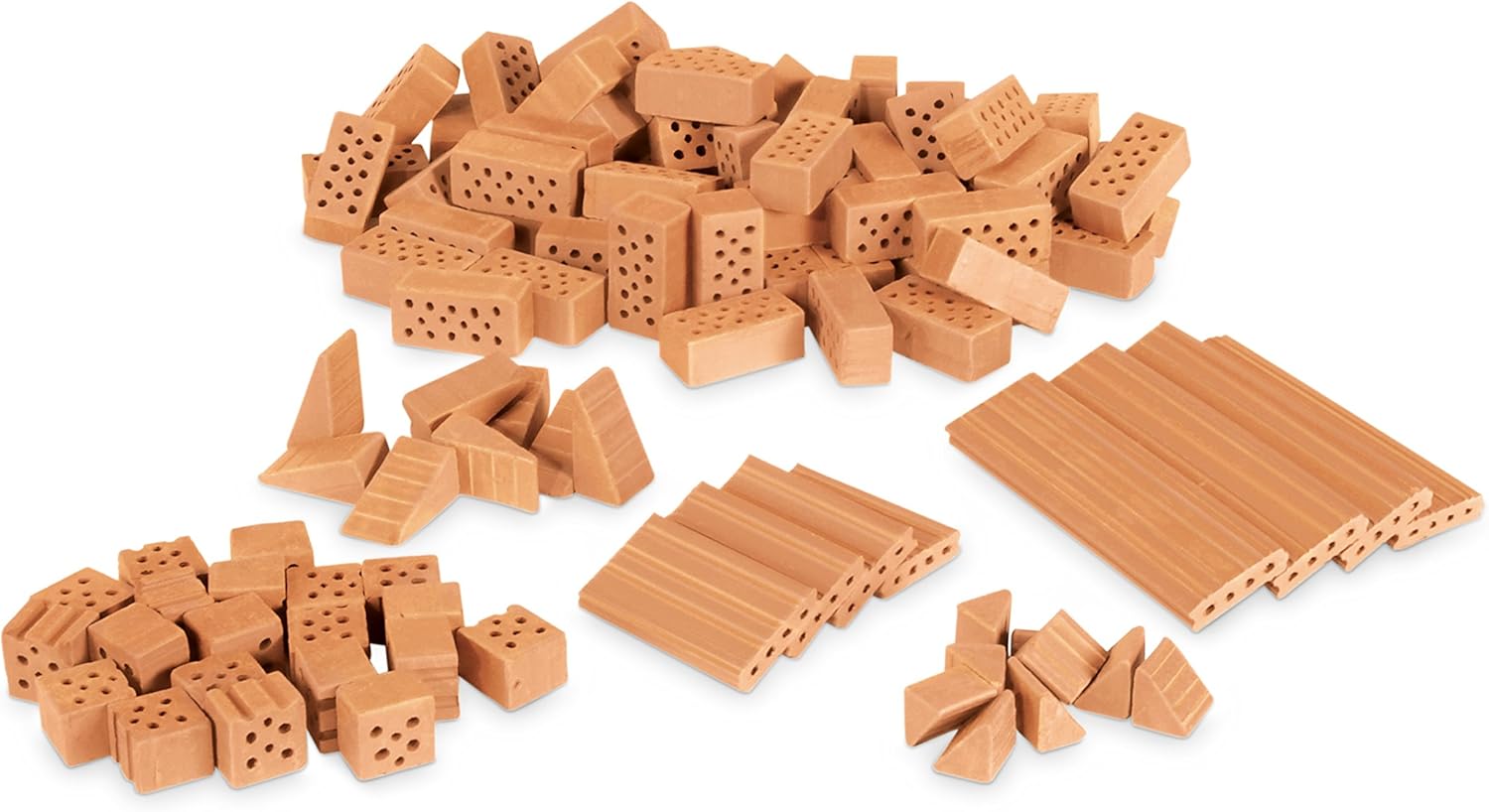 Teifoc 4090 – assorted 100 brick set – Build with real Bricks – BigaMart