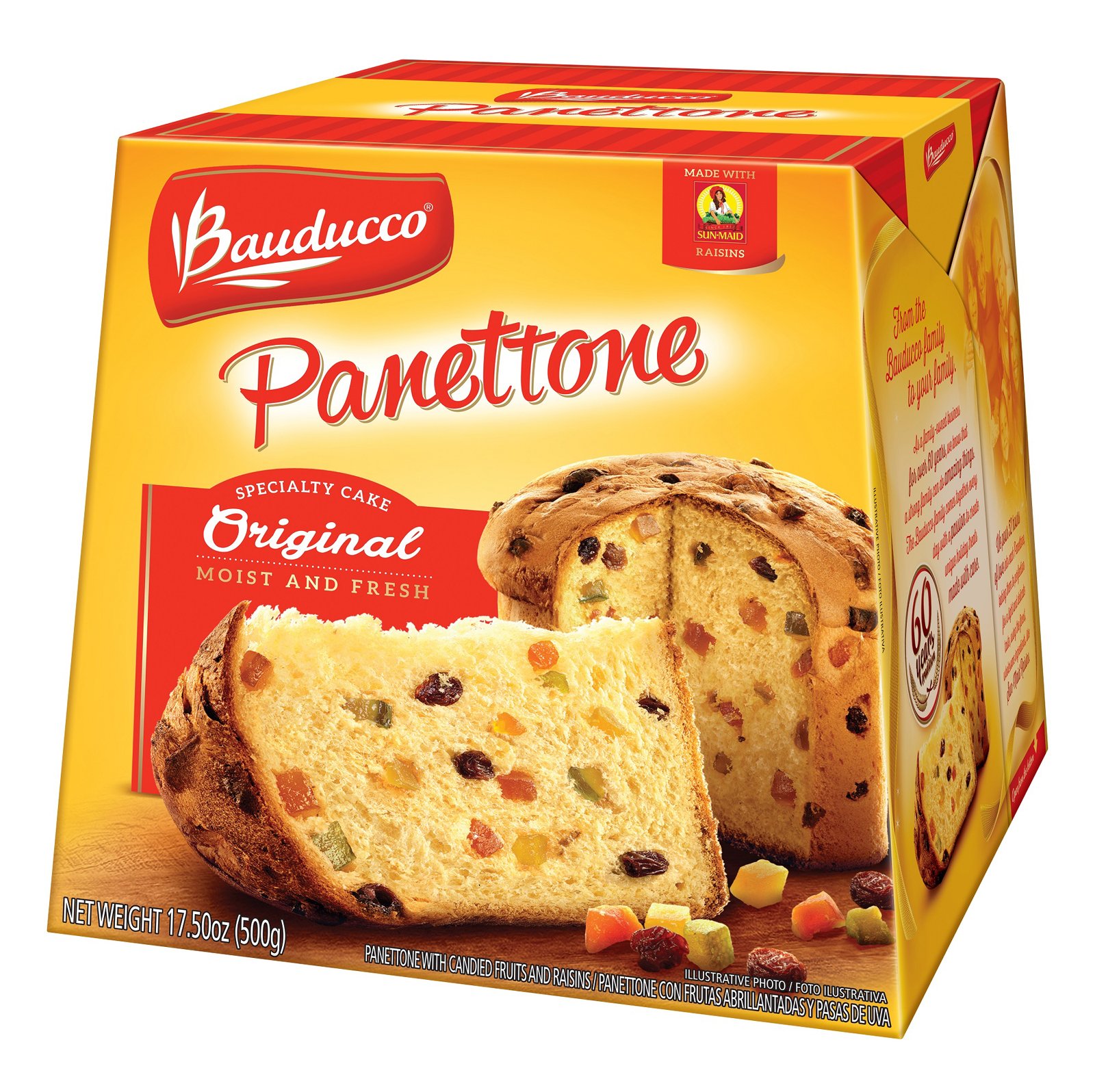 Bauducco Panettone Hershey 17.5 oz.(UNIT): Amazon.com: Grocery ...