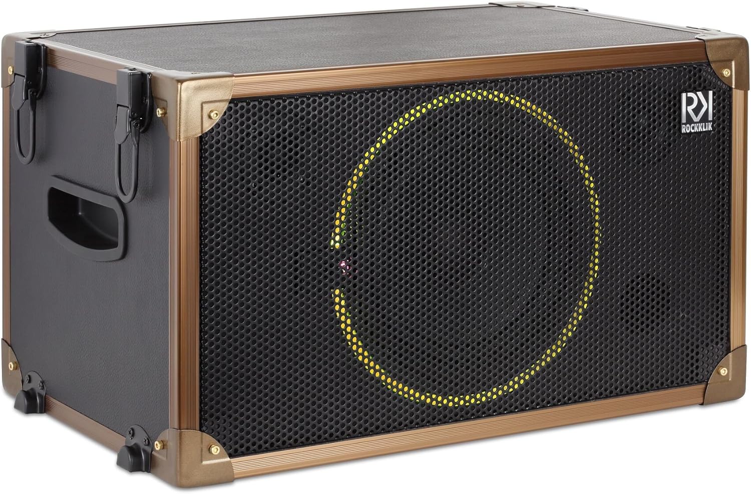 Rockklik RK MUSIC Portable Bluetooth Speaker - Black/Gold Trim: Amazon ...