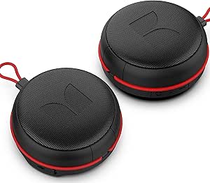 Amazon.com: Monster PUCK Portable Bluetooth Speaker (2 Pack), 5 Watt ...