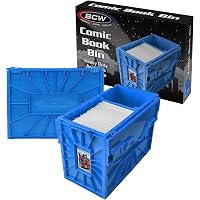 Amazon.com: BCW Short Comic Book Bin | Holds 150 Comics | Stackable ...