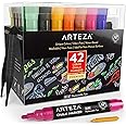 Amazon.com: ARTEZA Liquid Chalk Markers, 42 Colors Pack with 50 ...