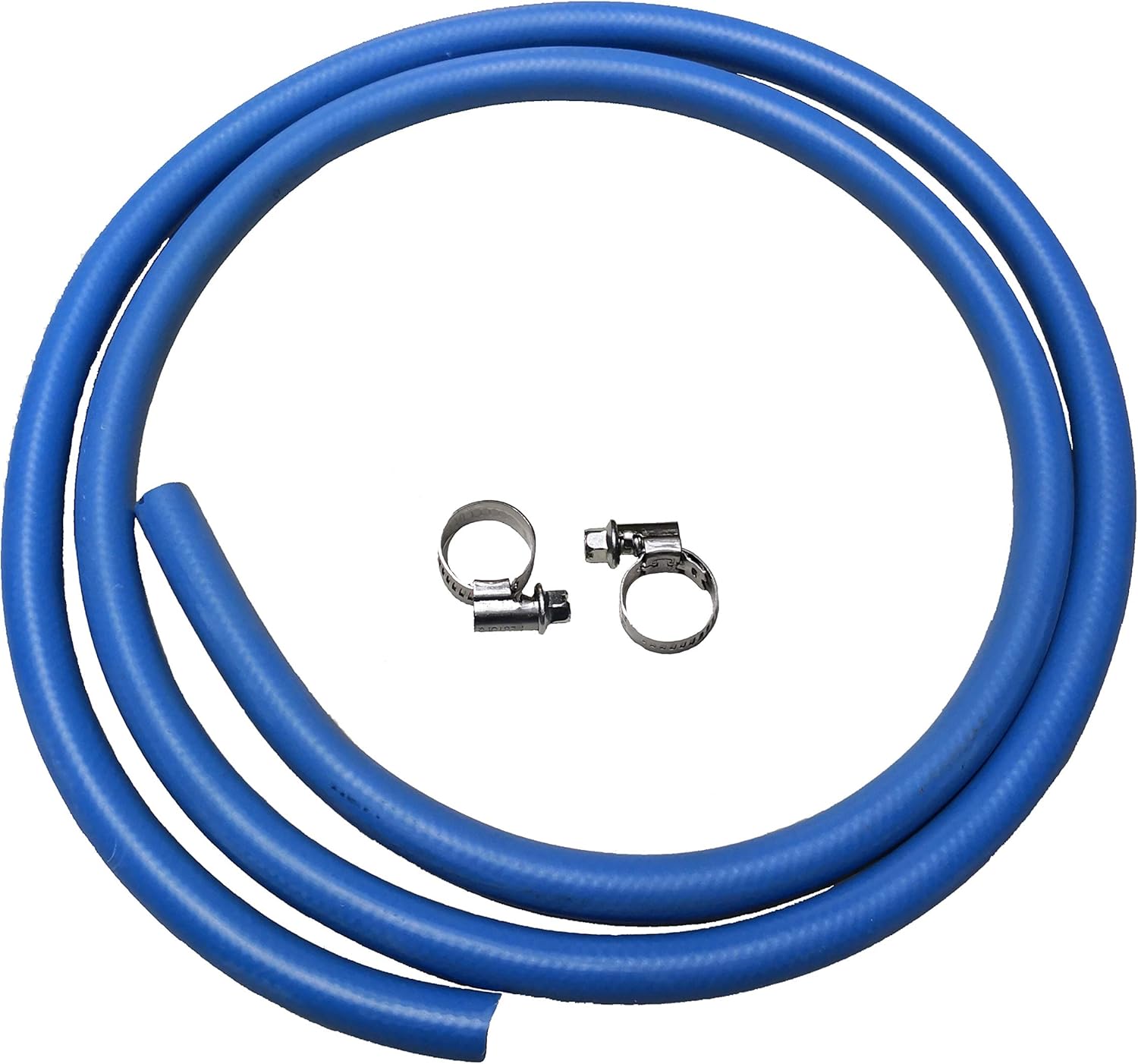 Kit tubo gas gomma GPL pvc IMQ 8x13 2 mt +2 fascette stingitubo MADE IN ...