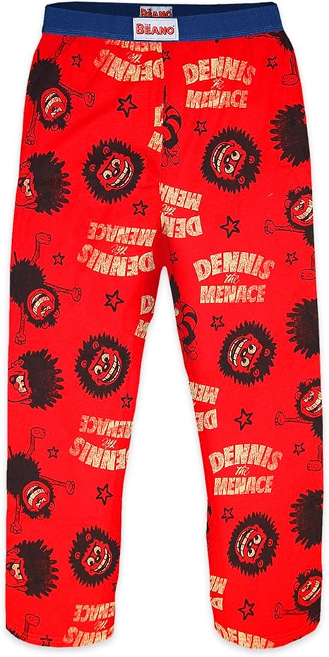 The Beano Dennis The Menace Gnasher Gift Mens Lounge Pants Pyjama ...