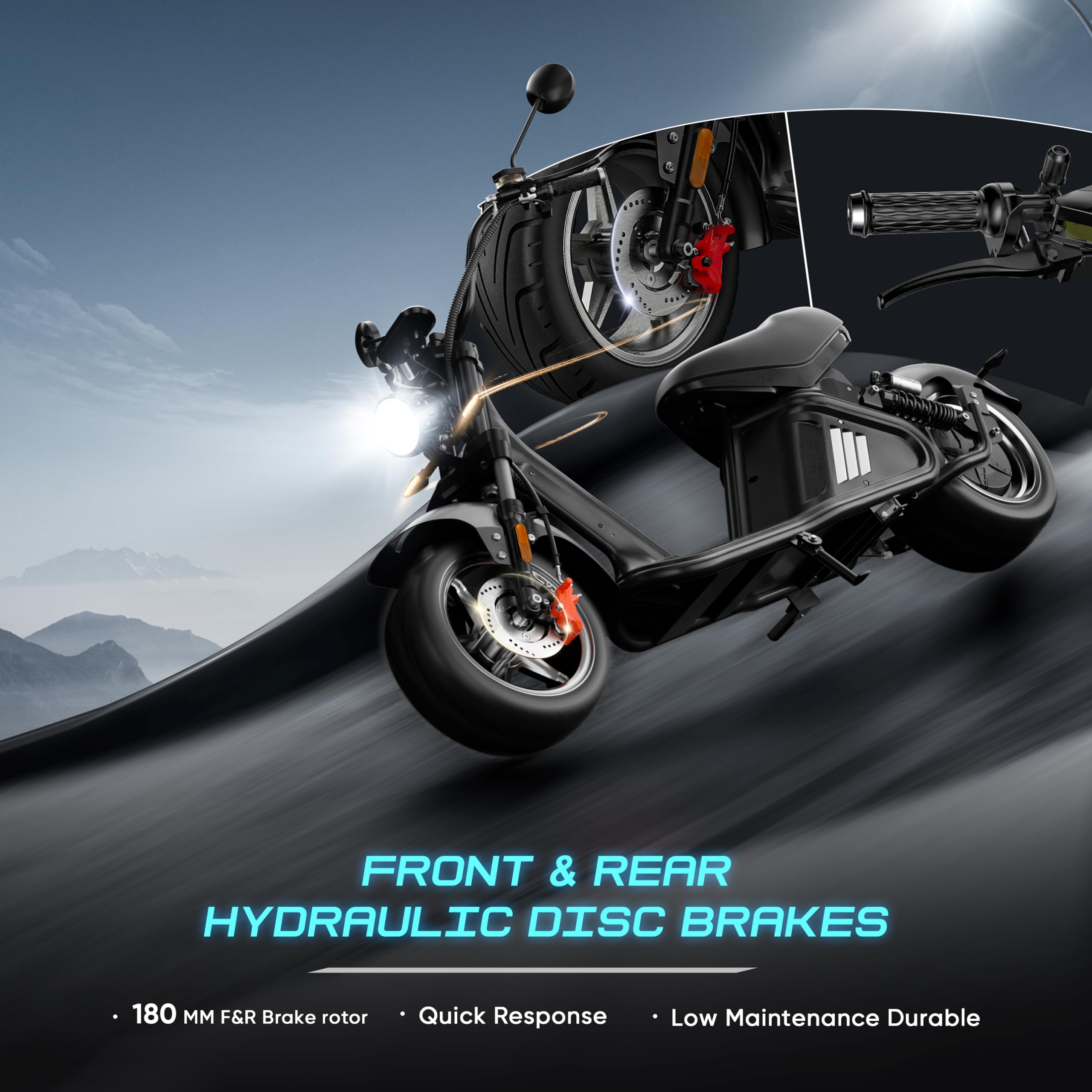 Mua eAhora 3000W M2 Electric Motorcycle 46MPH 50Miles Range Street ...