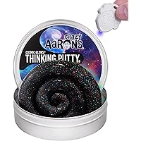 Crazy Aaron's Thinking Putty 4" Tin - Cosmic Star Dust - Multi-Color ...
