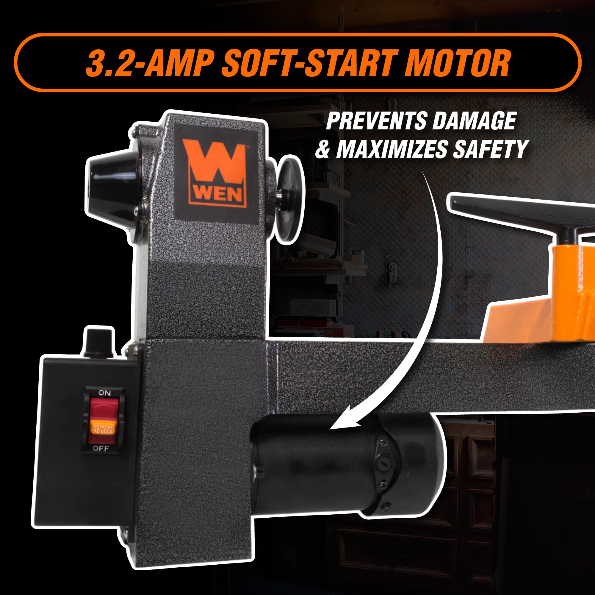 Mua WEN Mini Benchtop Wood Lathe, 8-Inch by 13-Inch with Variable Speed ...