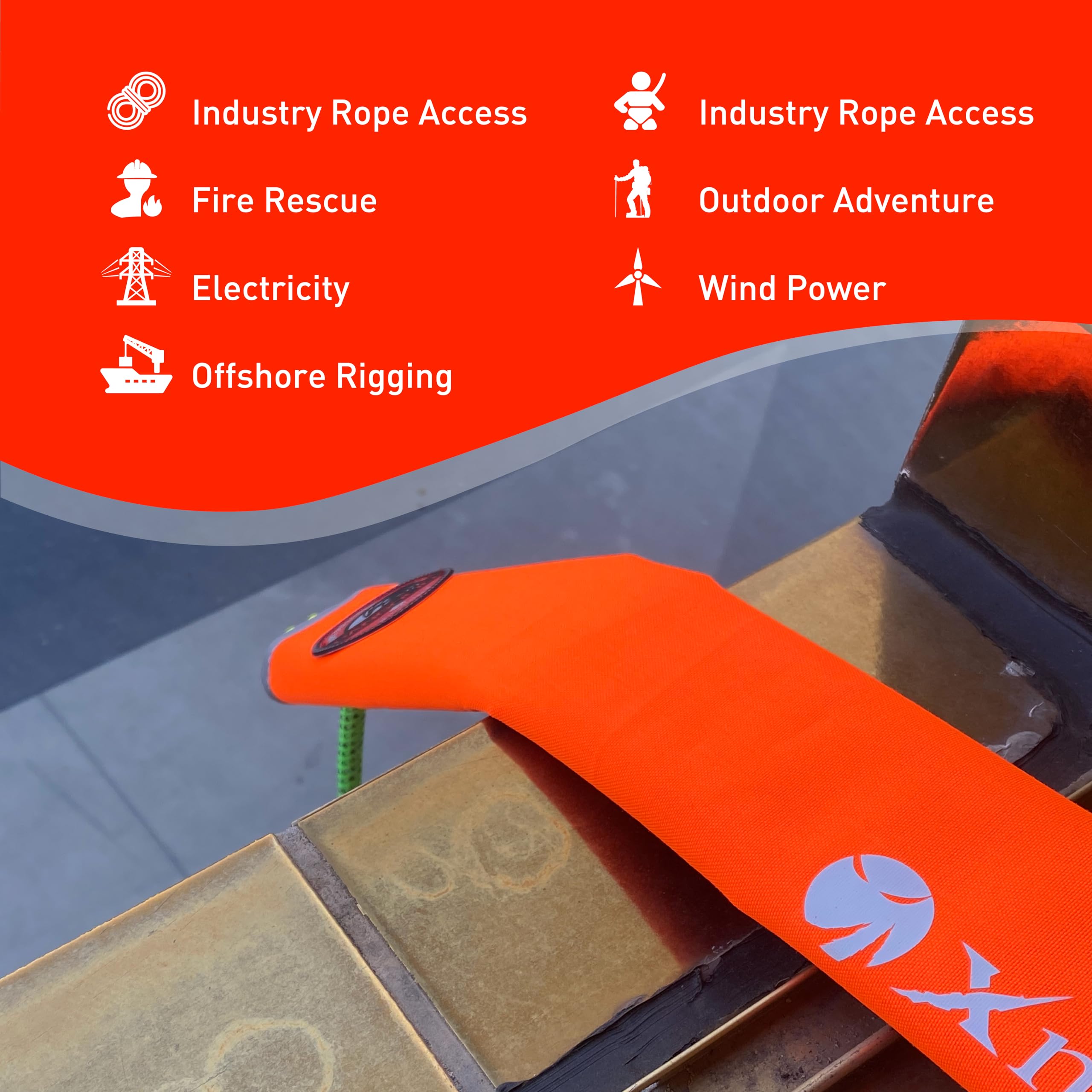 Xmonster Pangolin Chafe Guard High Wear Resistance Rope Defender Rope Protector 8"×2.6‘ on ...