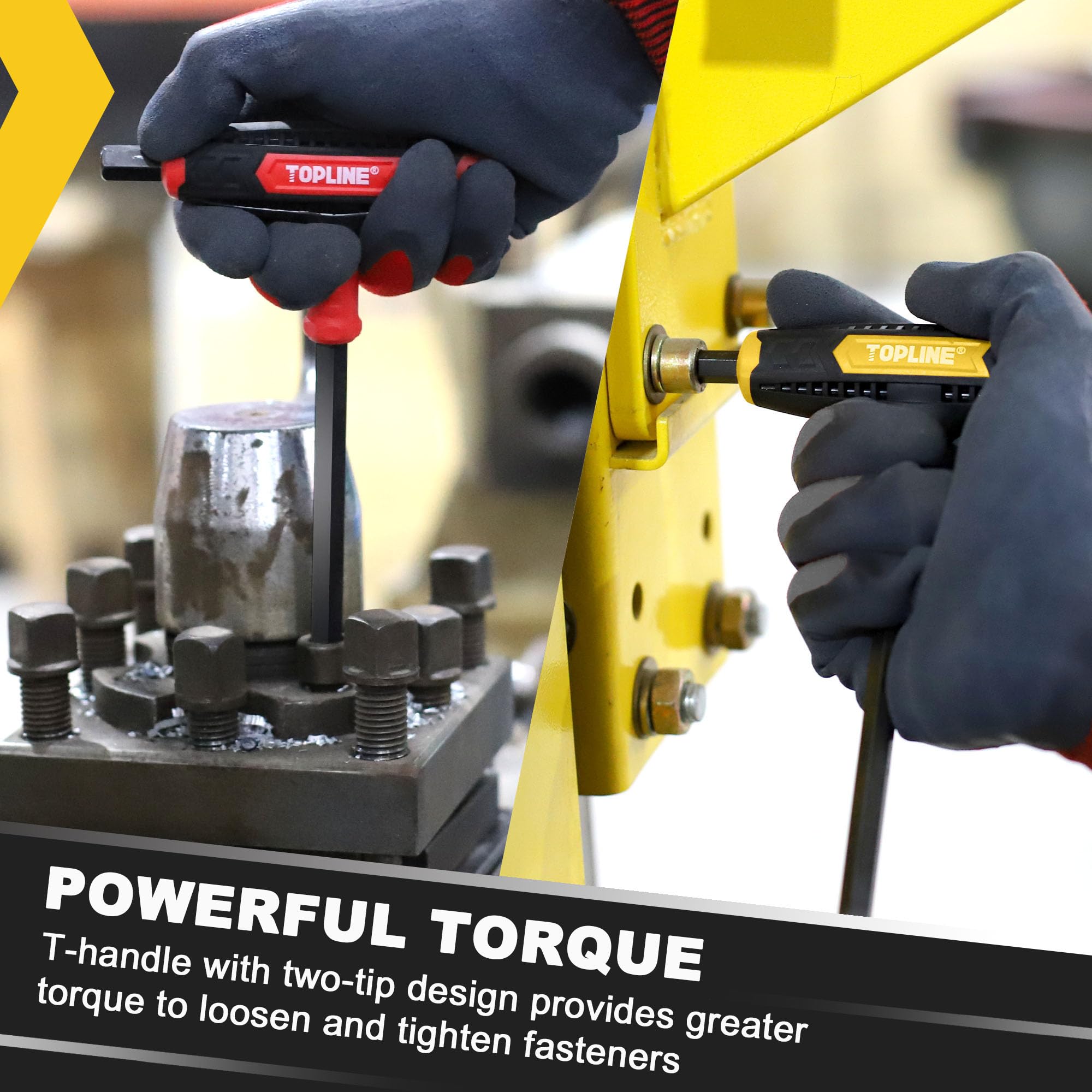 Mua Topline 14-Piece Allen Wrench Set, Metric&SAE T-Handle, Long Arm ...