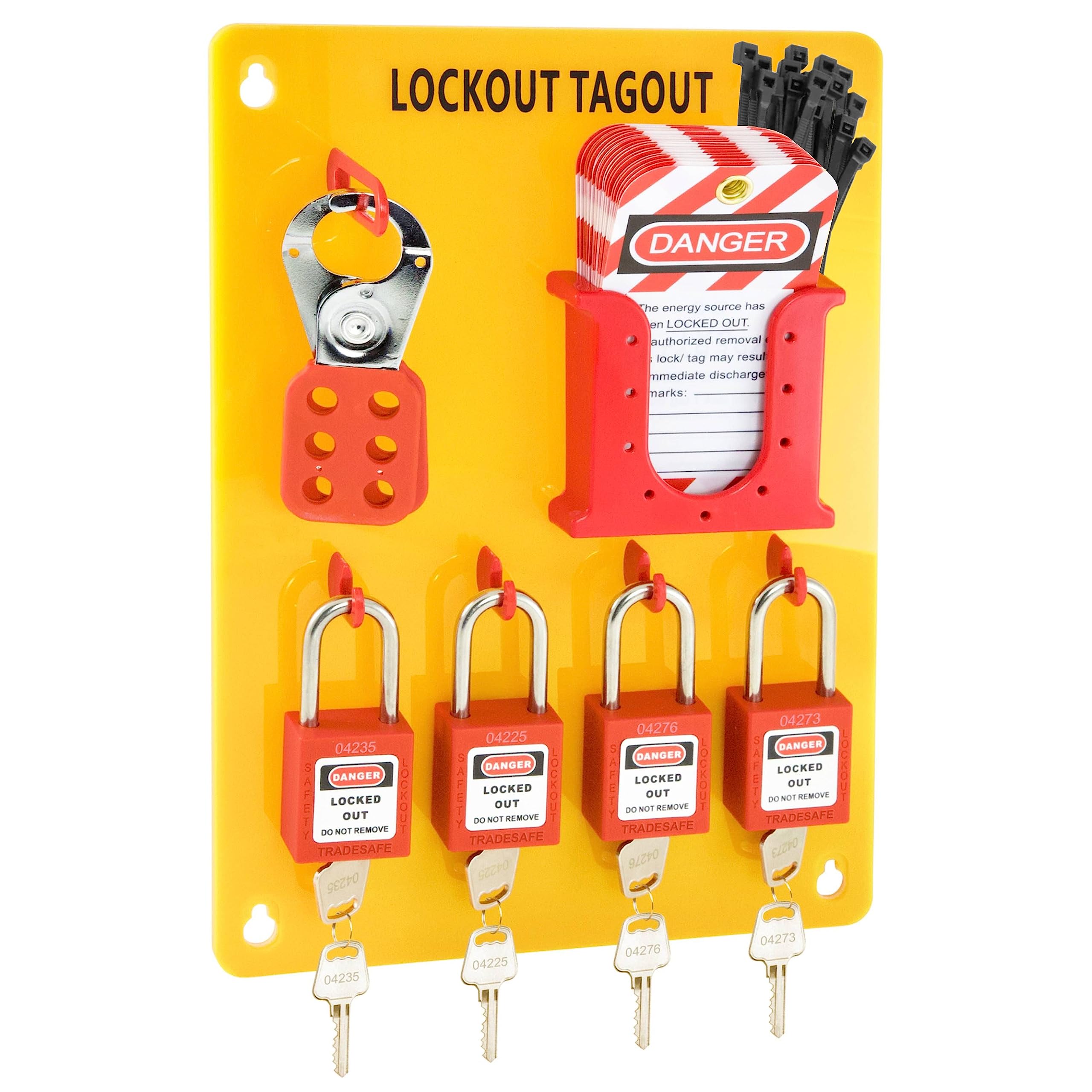 Mua TRADESAFE Lockout Tagout Station With LOTO Devices - Lock Out Tag ...