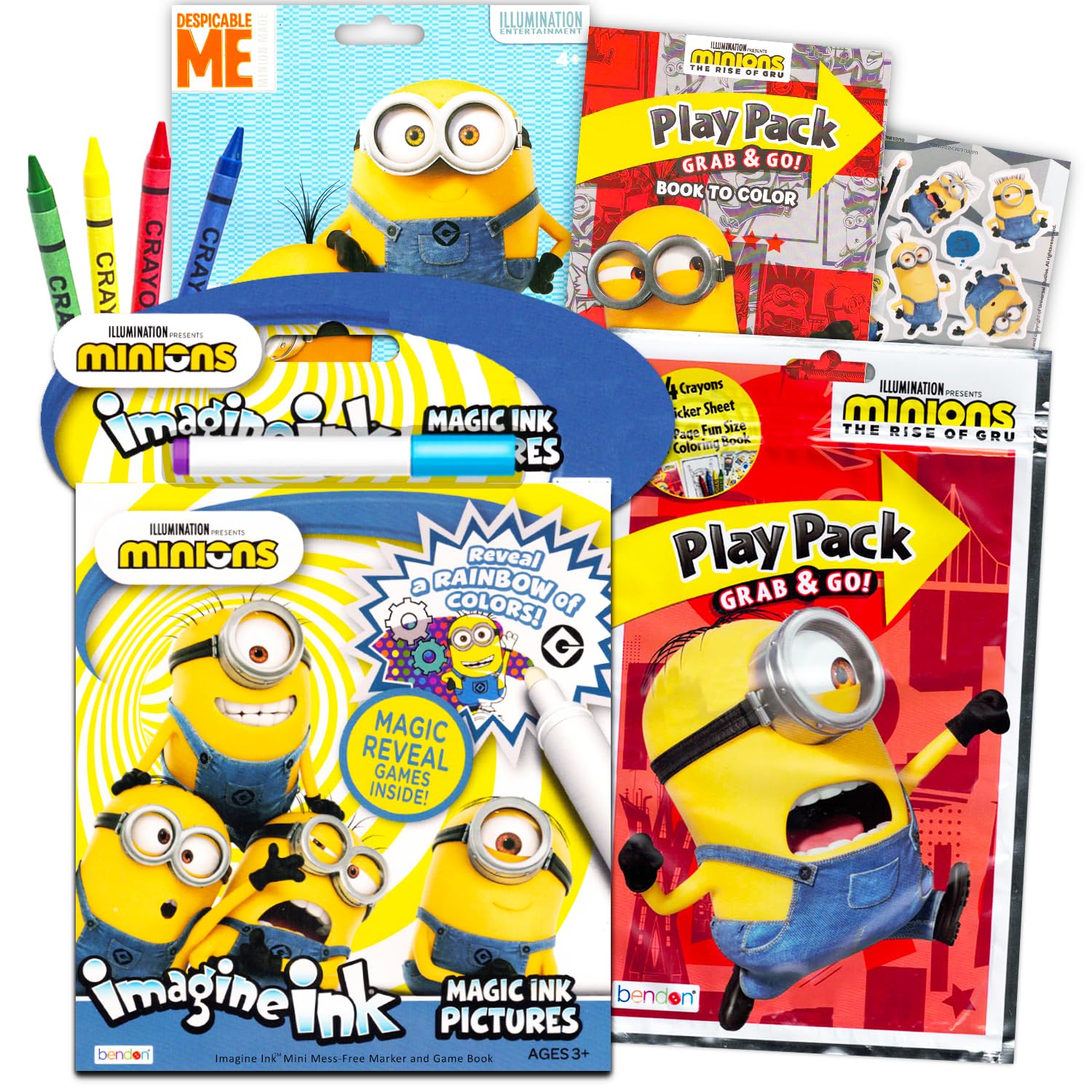 Mua Despicable Me Minions Magic Ink Coloring Book and Play Set (Imagine ...