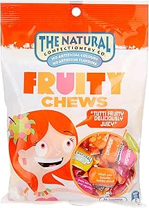 The Natural Confectionery Company Fruity Chews Lollies, 12 x 180 Grams ...