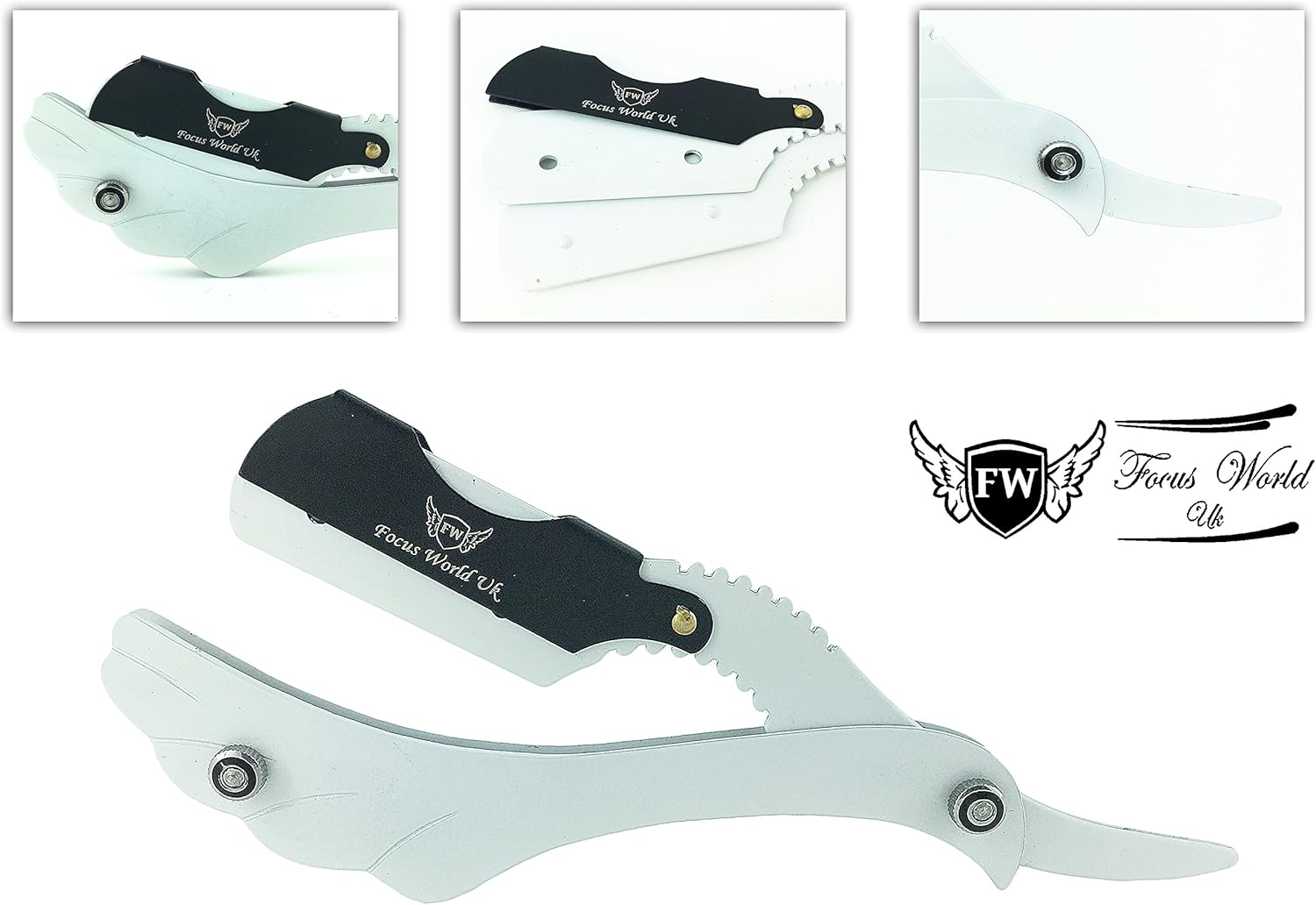 Focus World Shaving Product Straight Cut Throat Razor Professional ...