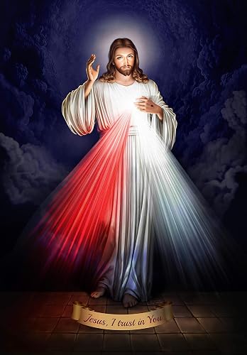 Divine Mercy Poster the Image of Jesus Christ, TWO POSTERS 10 X 8 Inch ...