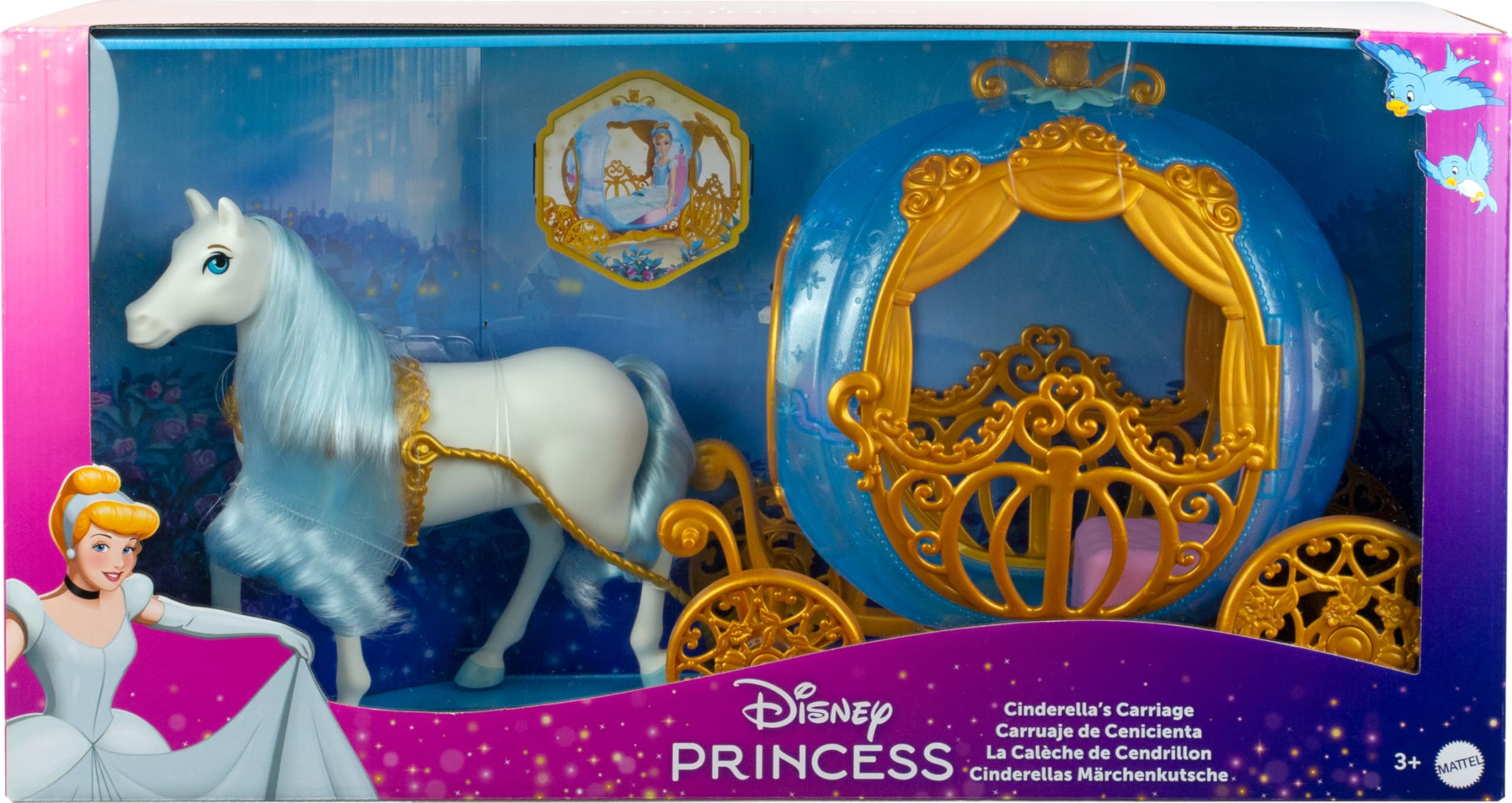 Mua Mattel Disney Princess Toys, Cinderella’s Rolling Carriage, Fashion ...