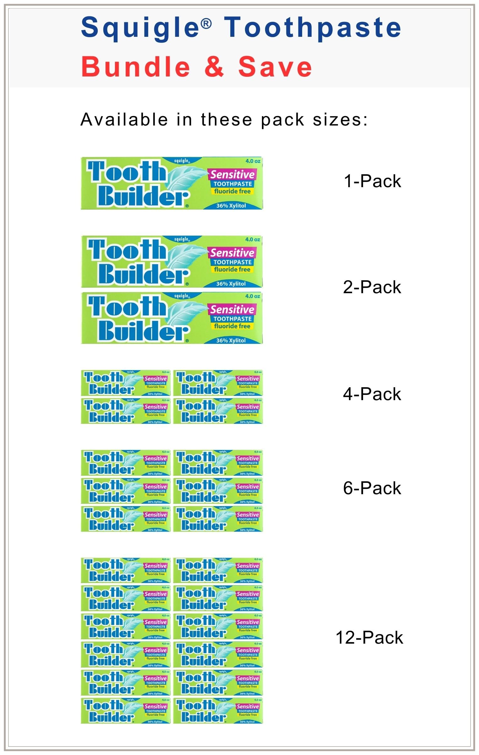 Mua Tooth Builder SLS Free Toothpaste (Stops Tooth Sensitivity ...