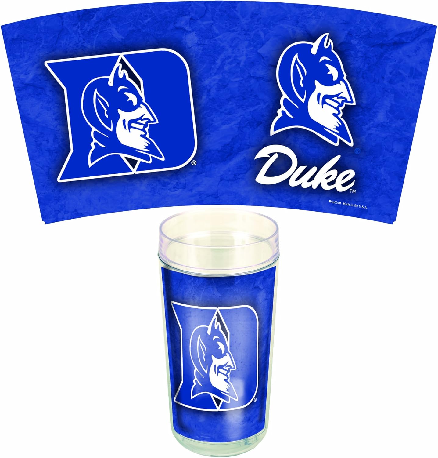 Amazon.com : NCAA Duke Blue Devils 24-Ounce 2-Pack Tumblers : Sports ...