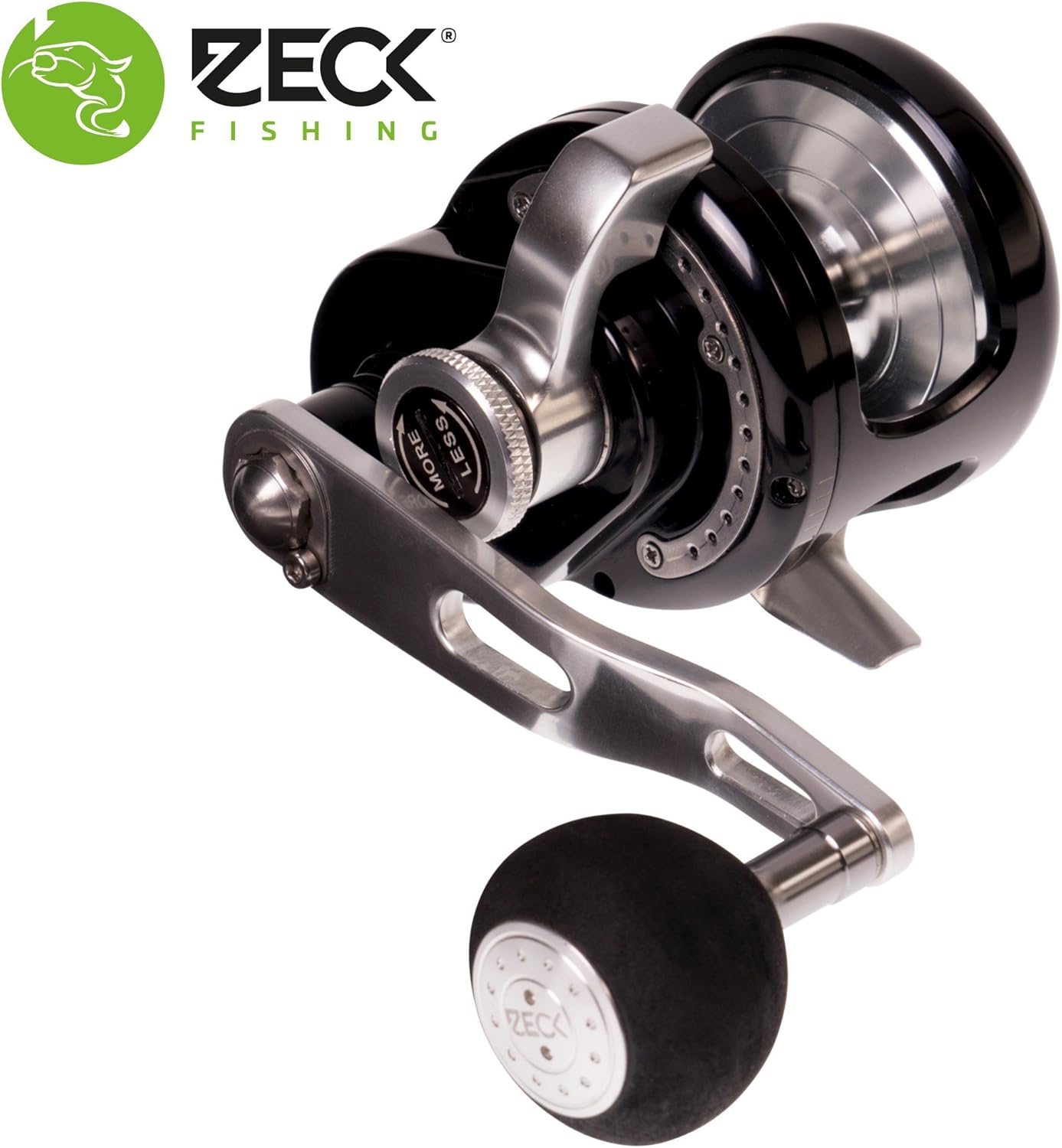 Zeck VR 5 Multirolle Linkshand - Wallerrolle zum Vertikalangeln auf ...