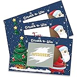 Amazon.com: Christmas Party Scratch Off Game Cards, Xmas Holiday Party ...
