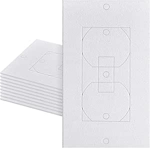 30 Pack Wall Plate Insulation Gasket Wall Gasket Replacement Outlet ...