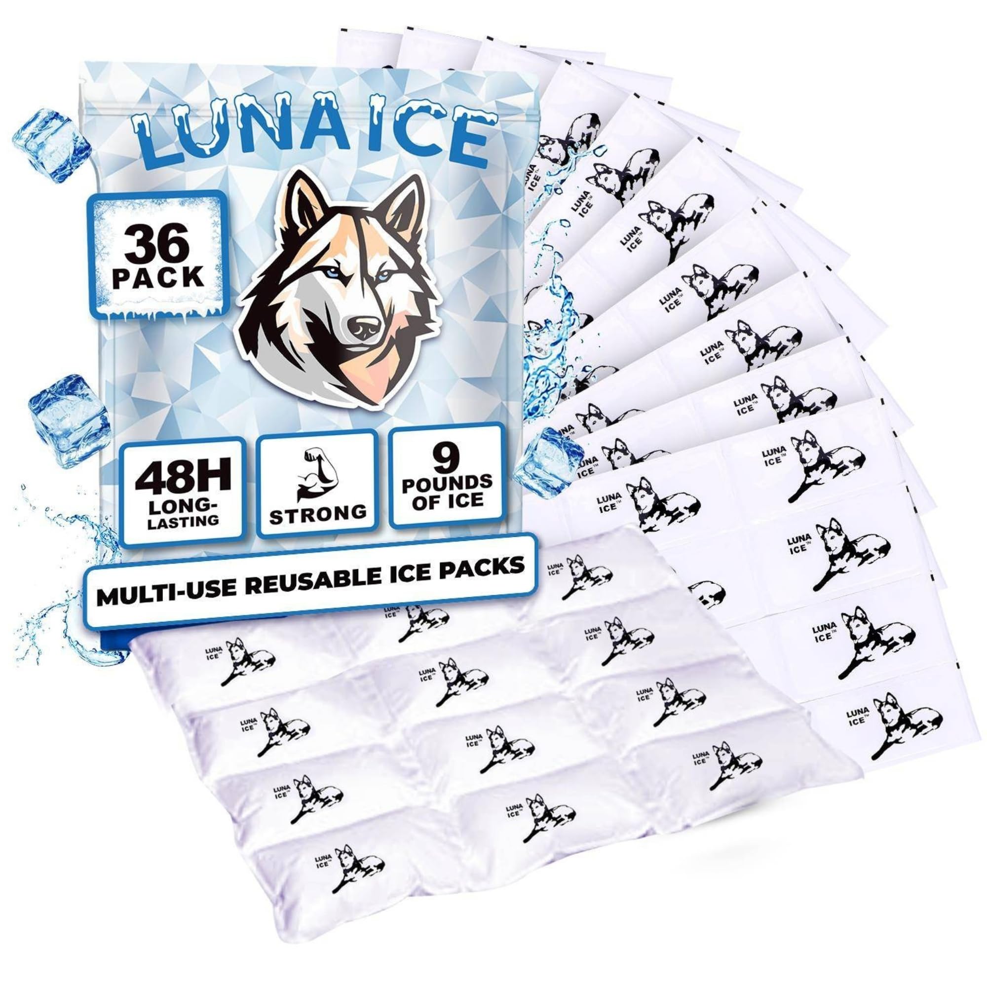 Mua Ice Pack Bulk-Dry Ice for Shipping Frozen Food-Lunch Box Ice Packs ...