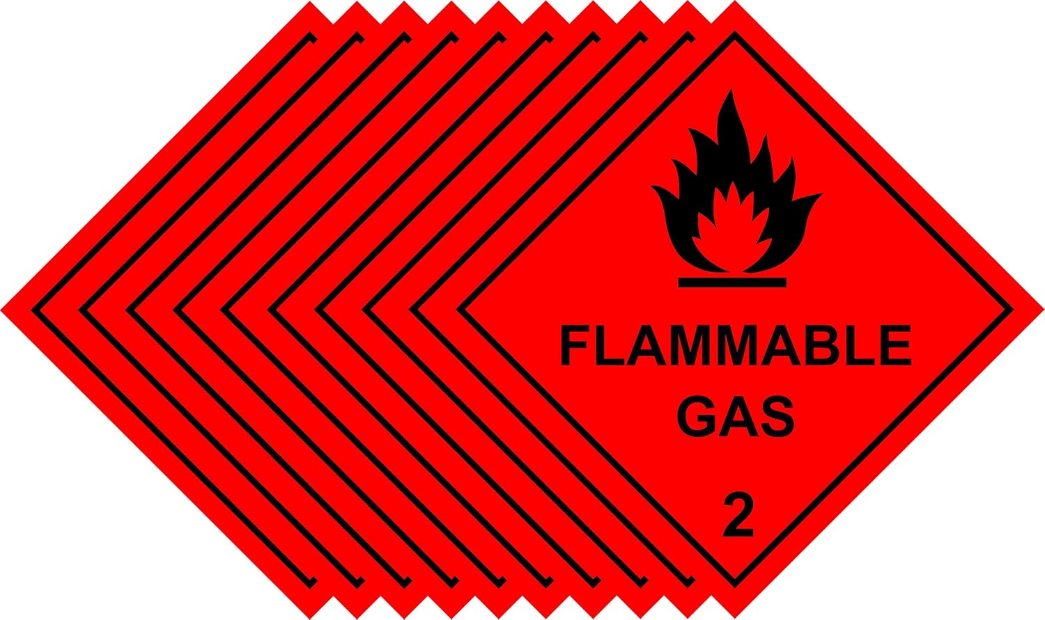 Hazchem Diamond Self-Adhesive Warning Sign/Sticker. 100mm by 100mm ...