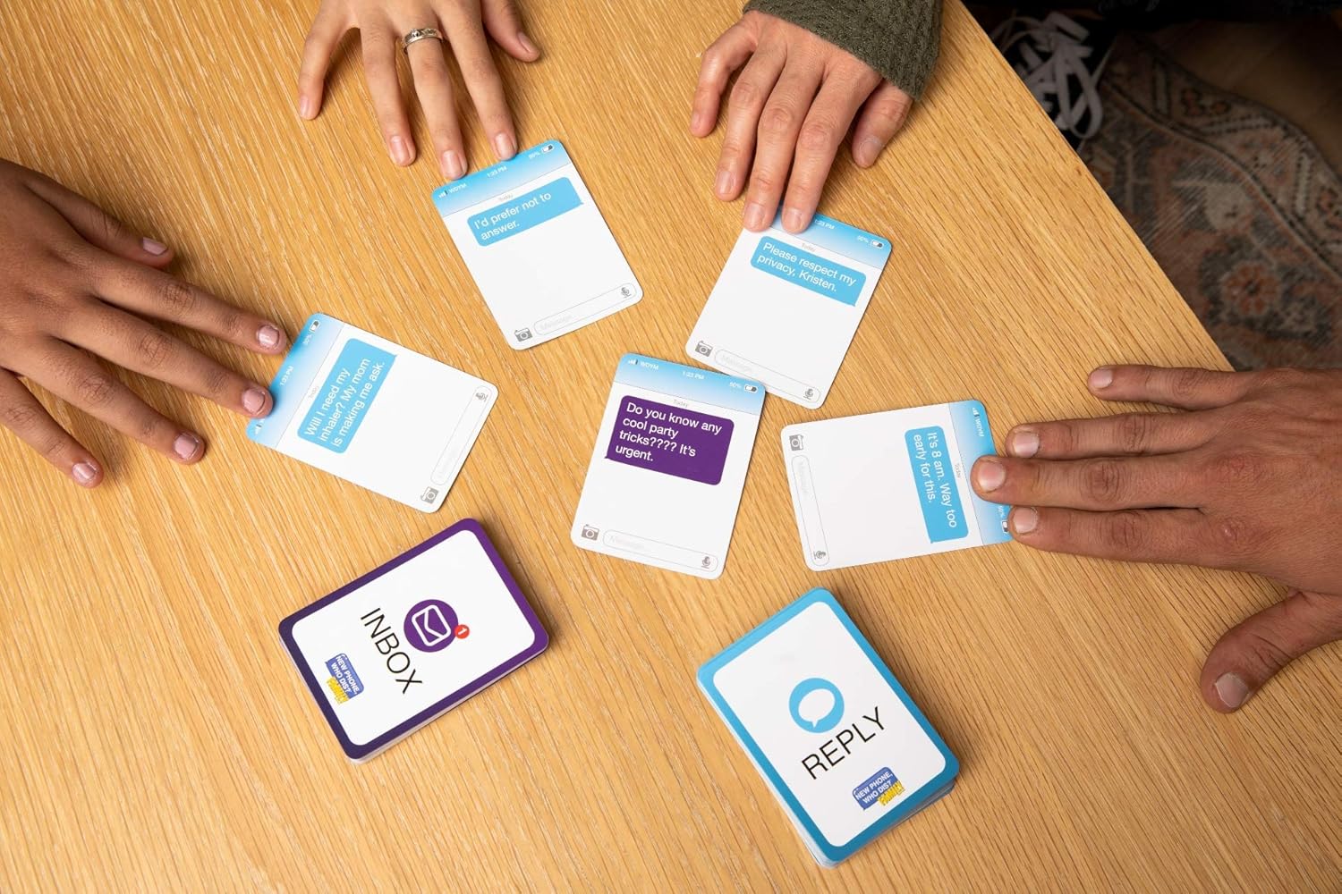 WHAT DO YOU MEME? New Phone, Who Dis? Family Edition – The Text Message Family Party Game – BigaMart