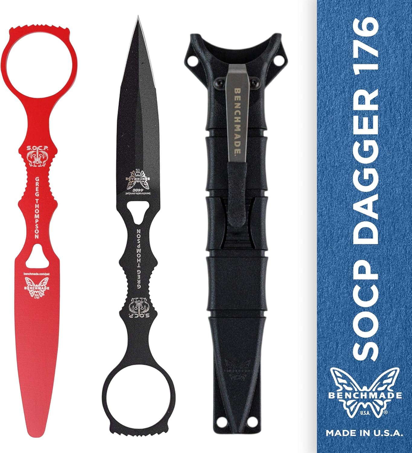 Benchmade 176BK-COM SOCP Dagger mit Trainer: Amazon.de: Sport & Freizeit