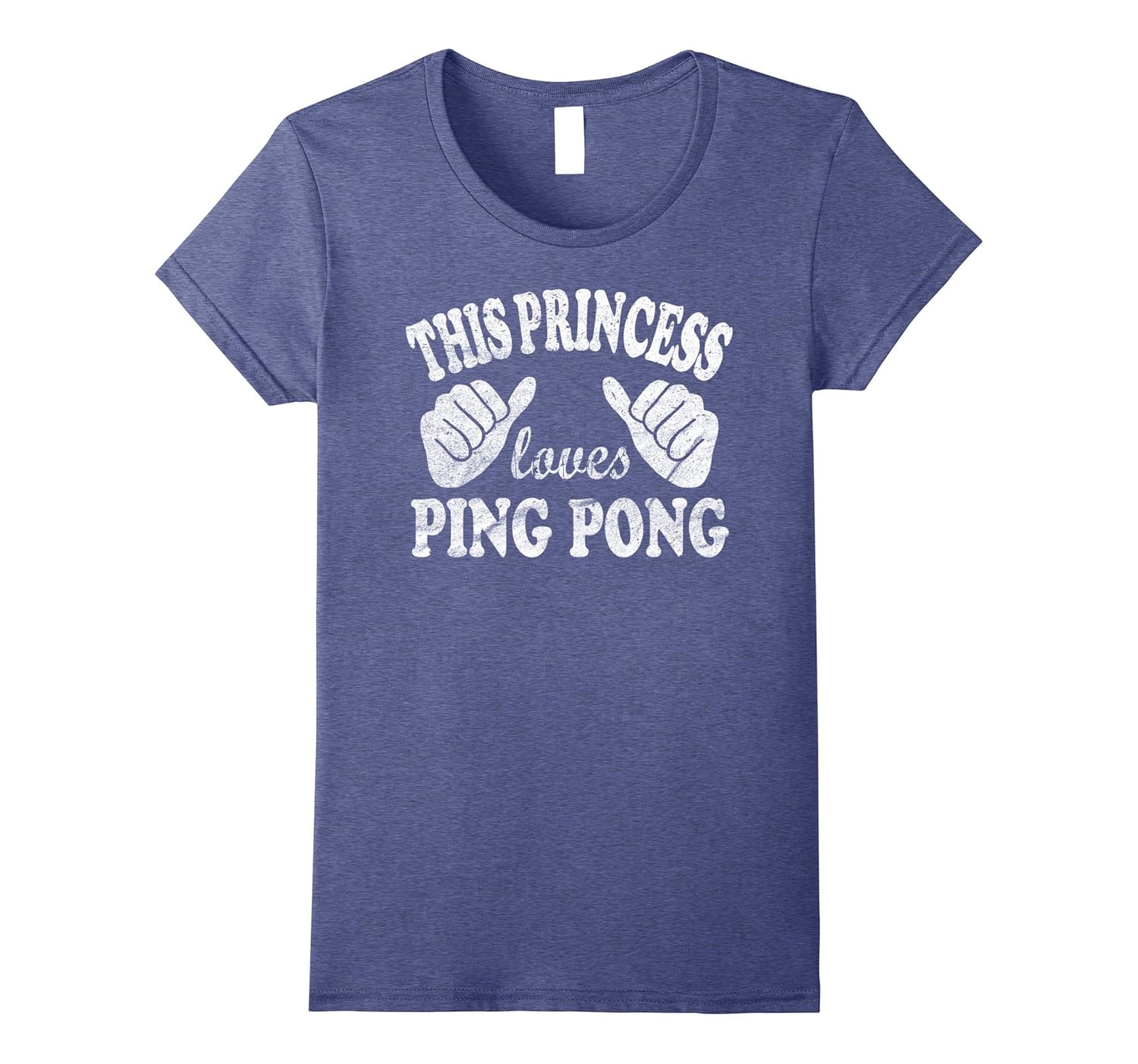 This Princess Loves Ping Pong Shirt: Girl Sport Game Tee-4LVS