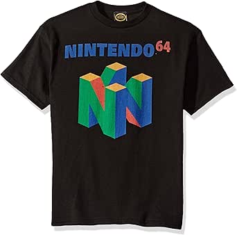 Amazon.com: Nintendo Boys' 64 N64 Logo Graphic T-shirt: Clothing, Shoes ...