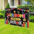 Amazon.com : Welcome Back to School Yard Sign Outdoor Decoration ...