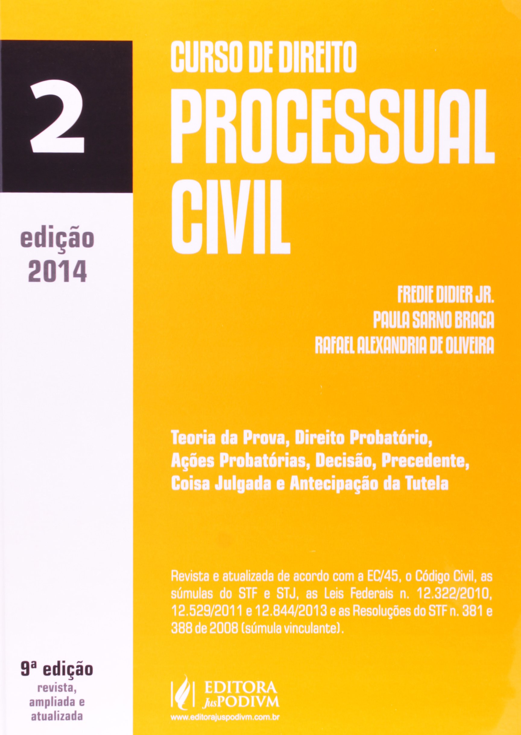Curso de Direito Processual Civil - Volume 2 PDF Fredie Didier Júnior