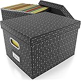 Amazon.com : Superjare Foldable File Storage Box, Document Organizer ...