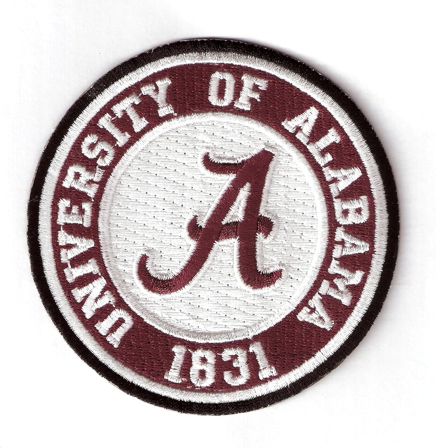 Amazon.com : University of Alabama NCAA Round Logo Jersey Patch ...