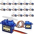 Amazon.com: Beffkkip RC Servo 16Pcs SG90 9g Micro Servos Kit for RC Robot Helicopter Airplane ...