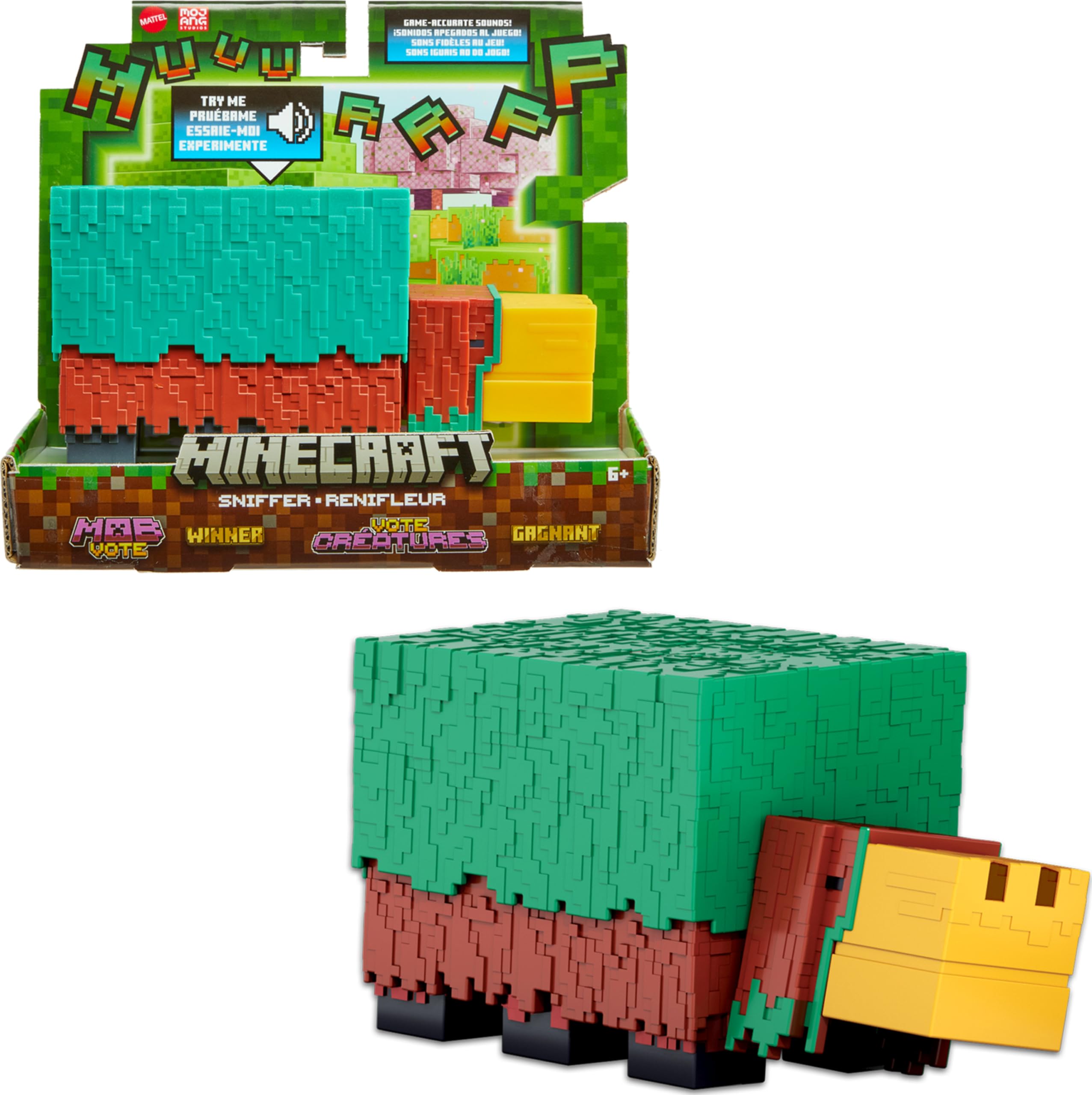 Mua Mattel Minecraft Sniffer Action Figure, 3.25-inch Scale with Game ...