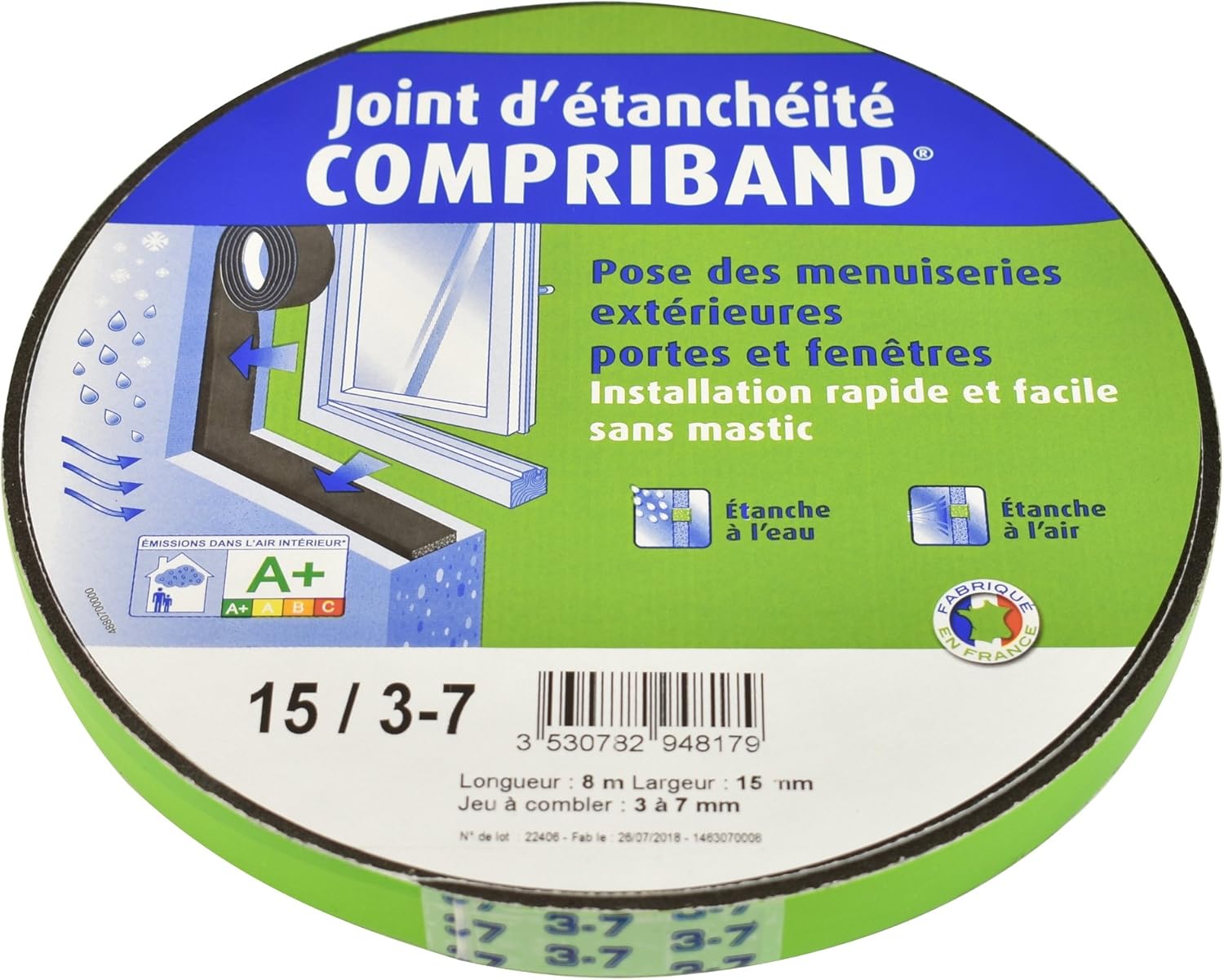 Compriband 600 Waterproof and Air Tight 3 to 7 mm for Doors and Windows ...
