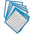 Amazon.com: Learning Resources Laminated Hundred Boards, Dry-Erase ...