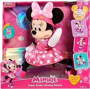 Amazon.com: Minnie Super Roller-Skating Minnie: Toys & Games