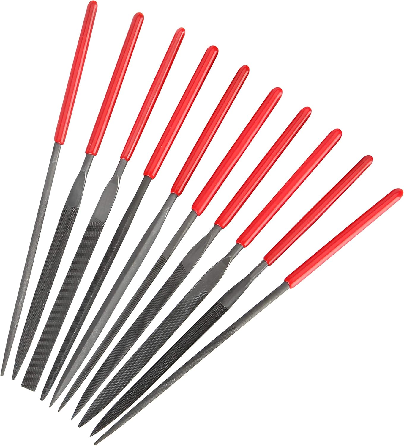 10Pcs Needle File Set Hardened Alloy Strength Steel Files- Mini Needle ...