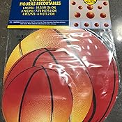 Amazon.com: Basketball Value Pack Assorted Cutouts, Party Decoration ...