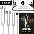 Amazon.com: Tuning Forks for Healing (128Hz, 256Hz, 512Hz) — Body Weighted Tuning Forks Medical ...