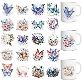 Amazon.com: Rngmsi UV DTF Cup Wrap - 24 Sheets Birth Flower UV DTF Cup Wraps for 16 oz Daisy ...