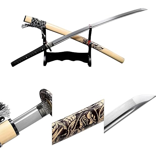 JIHPEN sword,Full Tang Katana 41-inch Katana,Handmade Samurai Sword ...