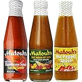 Amazon.com : Matouk's Salsa Picante Hot Pepper Sauce, 10-Ounce Bottles ...