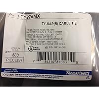 Amazon.com: Thomas & Betts TY275MX Cable Tie 120lb 18" Ultraviolet ...