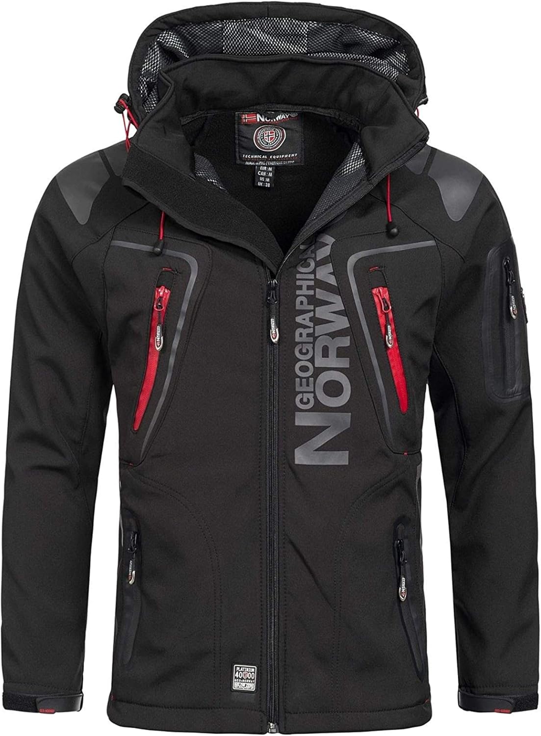Geographical Norway Men's Softshell Jacket – Model: Techno – Transition ...