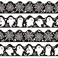 Amazon.com: Whaline 69Ft Halloween Bulletin Board Border 60Pcs Ghost ...