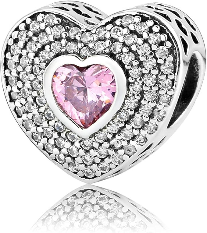 HGFRT Encantos De Cuentas Para Mujer Cuentas Espaciadoras Encanto Plata ...